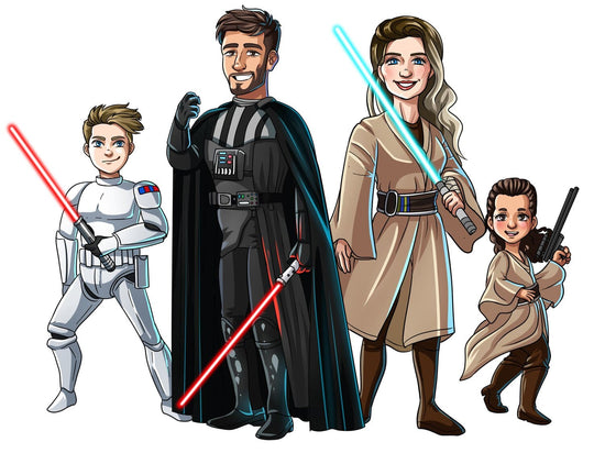 Make Me Jedi - Turn Into A Star Wars Caricature!