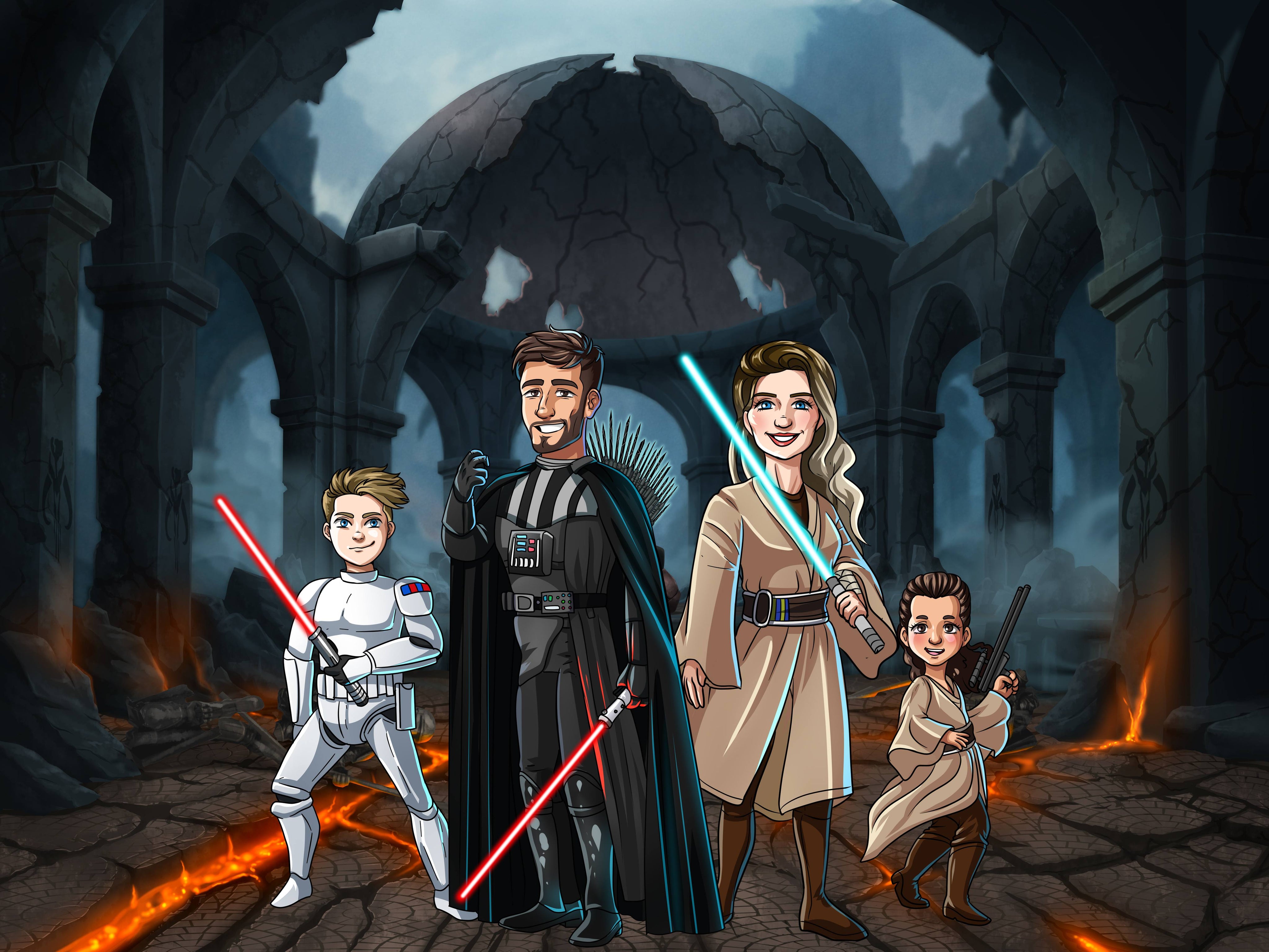 Make Me Jedi - Turn Into A Star Wars Caricature!