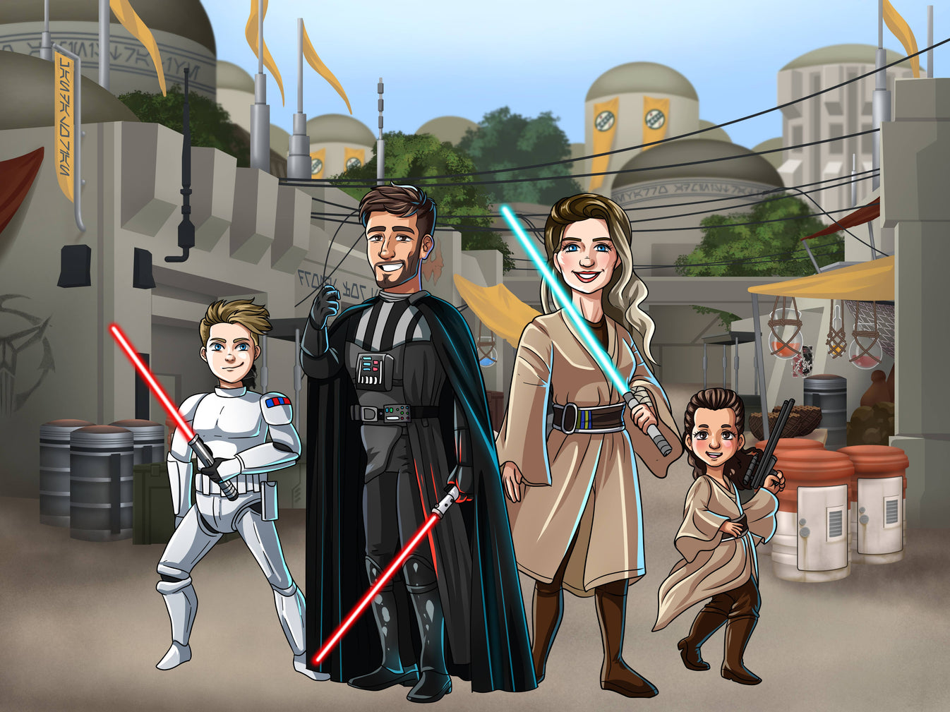 Make Me Jedi - Turn Into A Star Wars Caricature!
